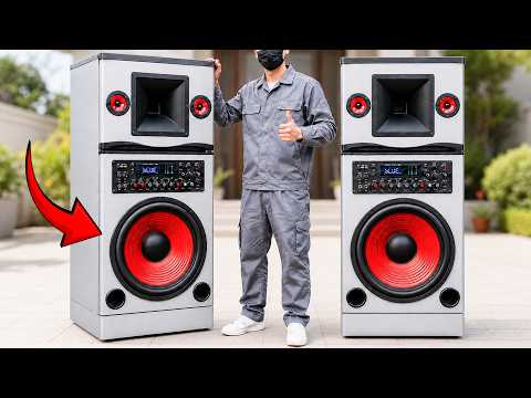 Ein 120L-Kühlschrank wird zum riesigen 5.000W-Bluetooth-Lautsprechersystem!