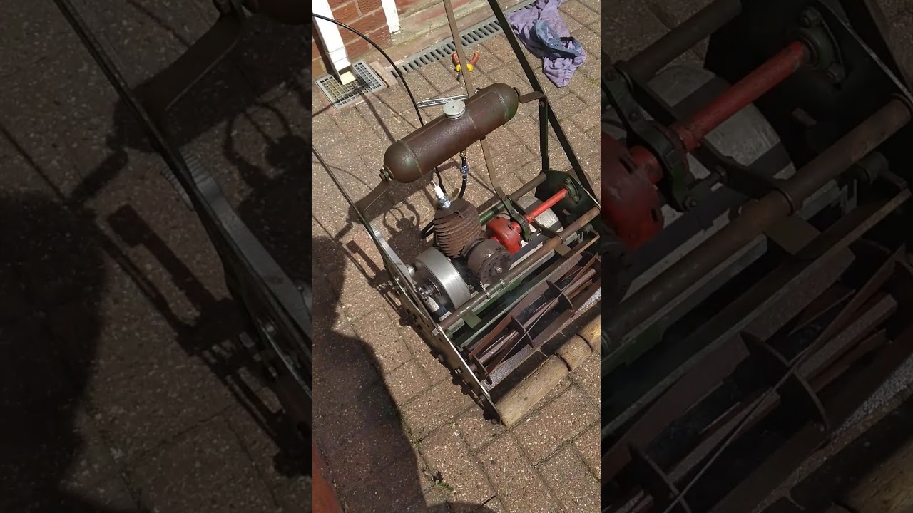 Part3_Atco-villiers midget 2 stroke mower restoration project - YouTube