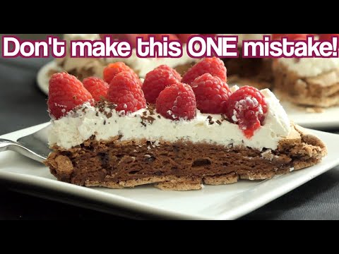 Nigella Lawson's chocolate raspberry pavlova recipe - YouTube