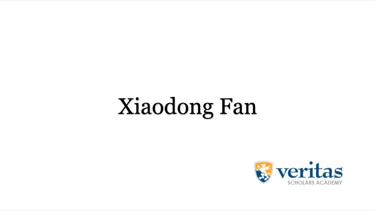 Xiaodong Fan VSA Teacher Introduction Video - YouTube
