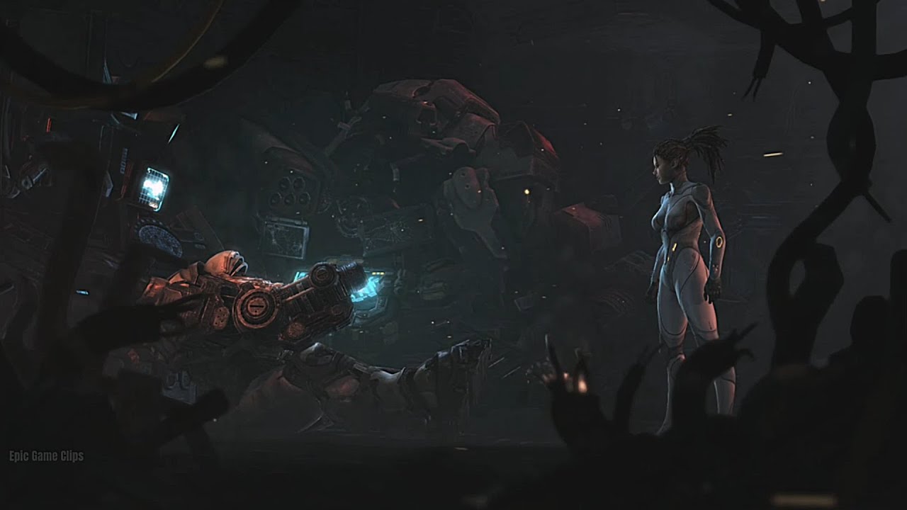 Kerrigan kills General Warfield - Starcraft 2 Cinematic - YouTube