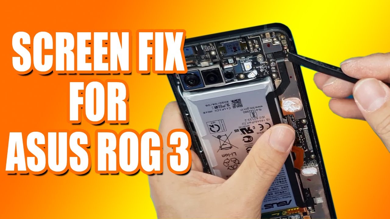 Our ASUS ROG Phone 3 Complete Screen Replacement Process [2021 ...