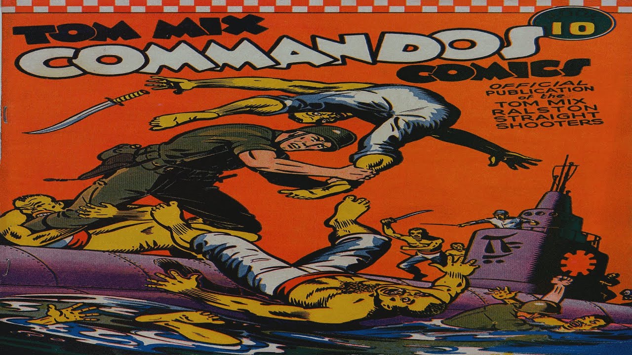 Tom Mix Commandos Comics 10 Comix Book Movie - YouTube