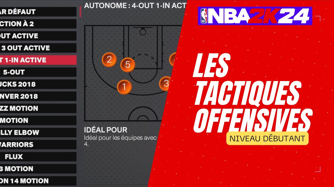 Comprendre les tactiques offensives (système, jeu, paramètres) | NBA ...