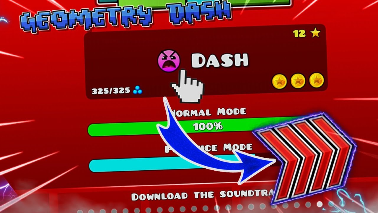 DASH CON MAXIMA VELOCIDAD X4!? | DASH SPEED TRIAL GEOMETRY DASH 2.2 ...