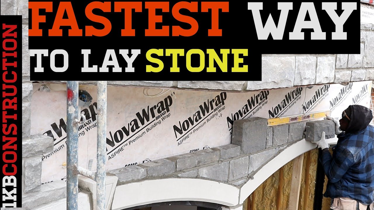 Fastest way to lay stone( part 11 ) - YouTube