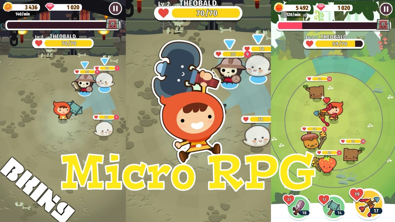 Micro RPG - idle / incremental rpg Gameplay by BKing - YouTube