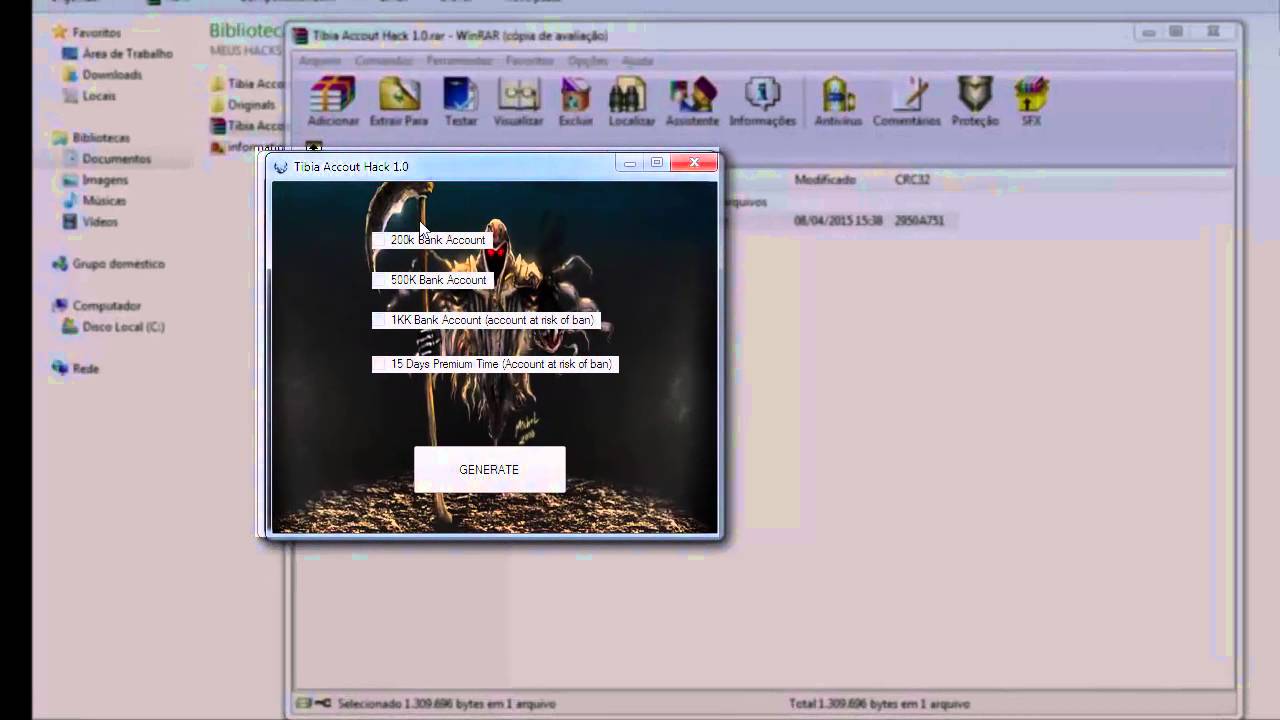 Tibia Account Hack 1.0 [2015 V. 10.76] - YouTube