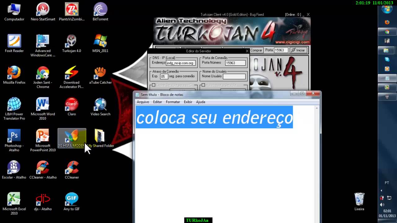 Turkojan 4 tutorial como criar o serven 2014 - YouTube