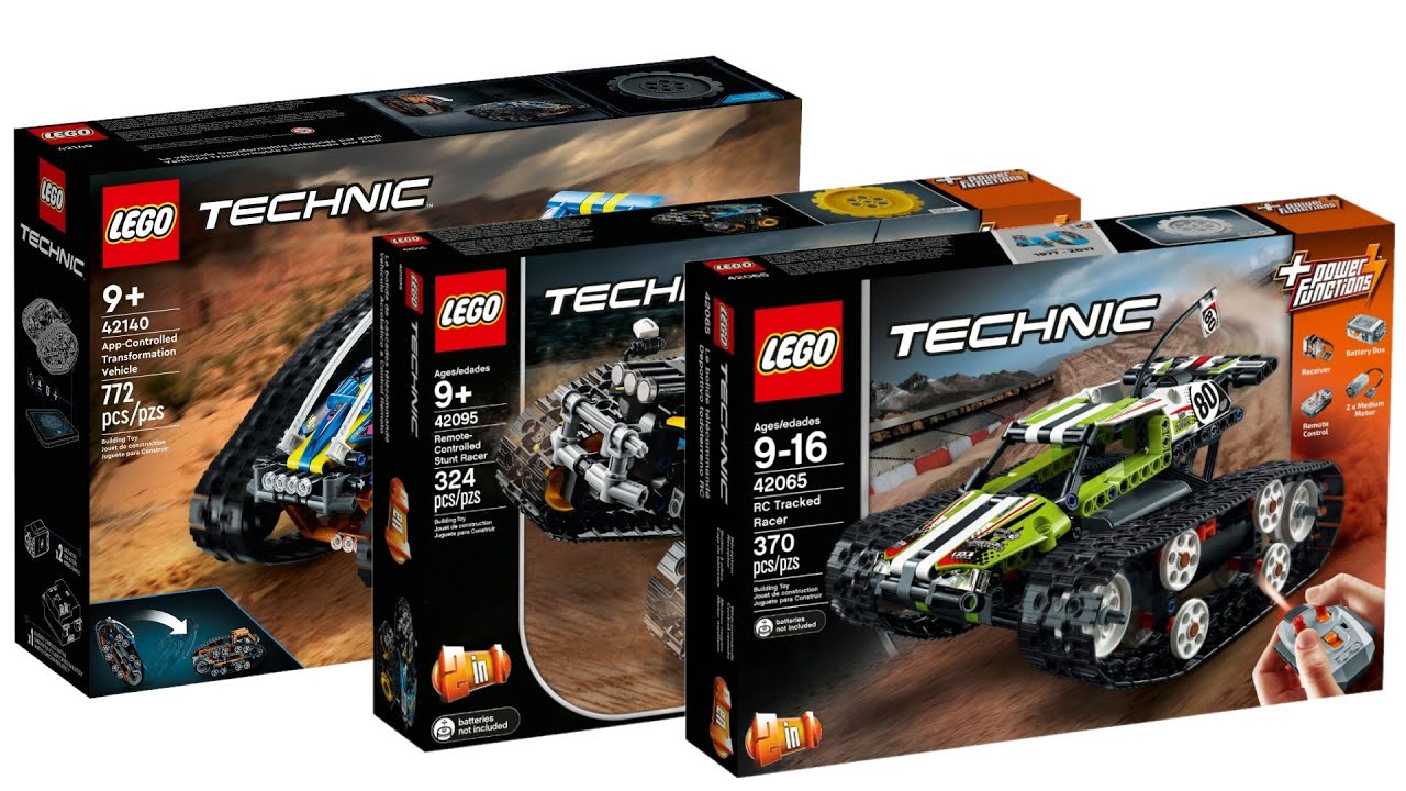 All LEGO Technic Tracked Racers 2017 - 2022 CompilationCollection Speed ...