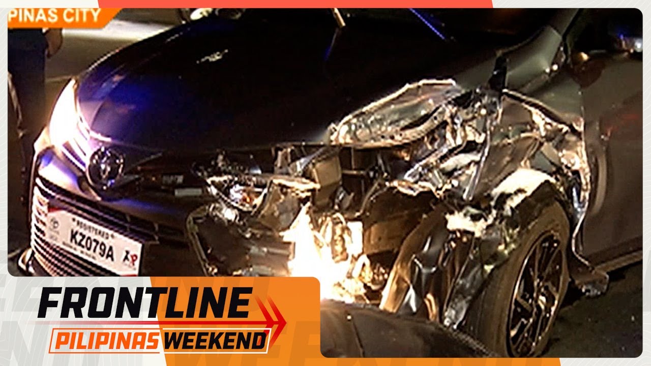 Babae, sugatan sa salpukan ng dalawang kotse sa Las Piñas | Frontline ...