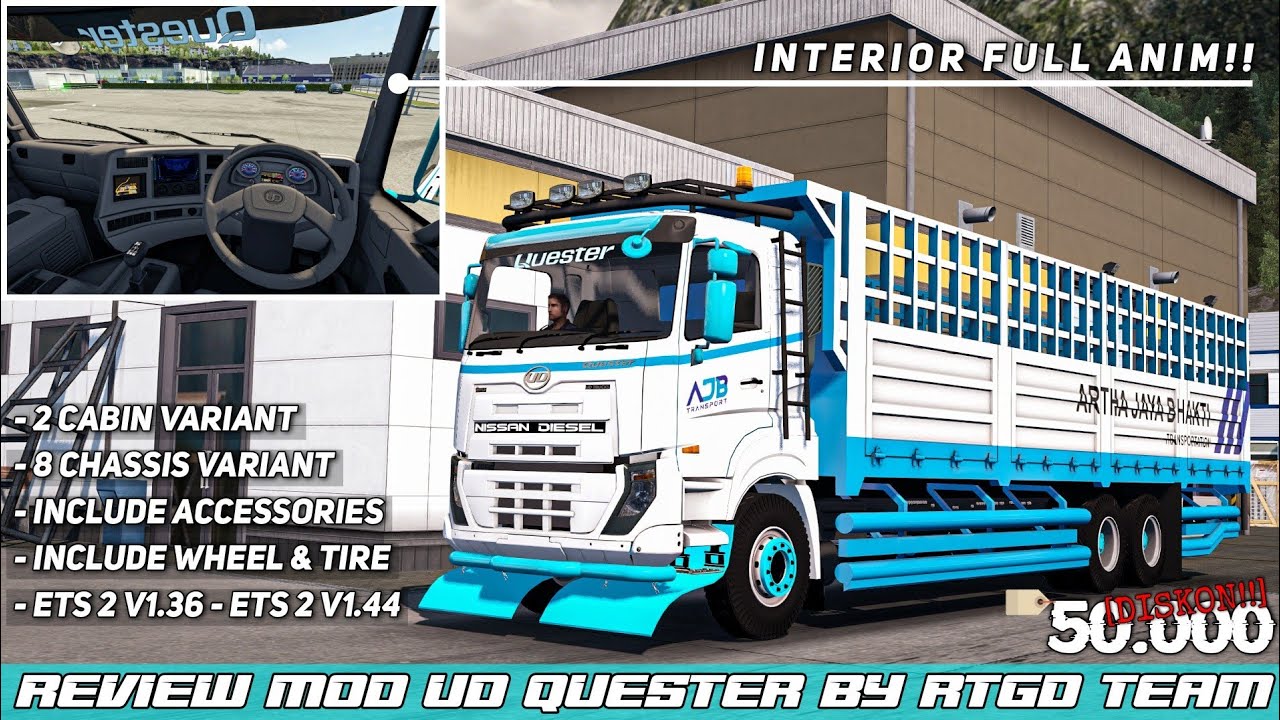 TERLENGKAP‼️- Review Lengkap UD Quester by RTGD Team | ETS 2 Indonesia ...