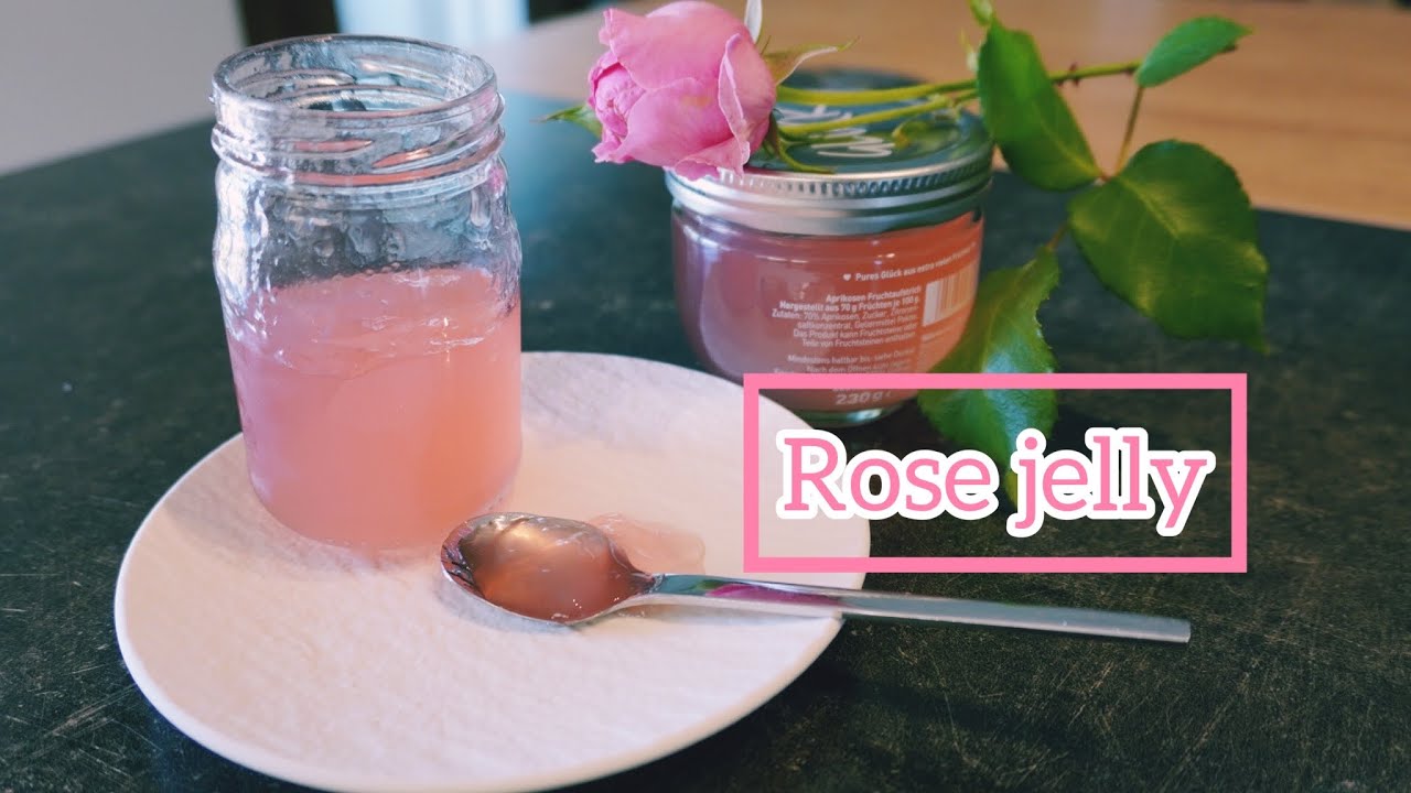 Homemade ROSE JELLY #rosejelly - YouTube