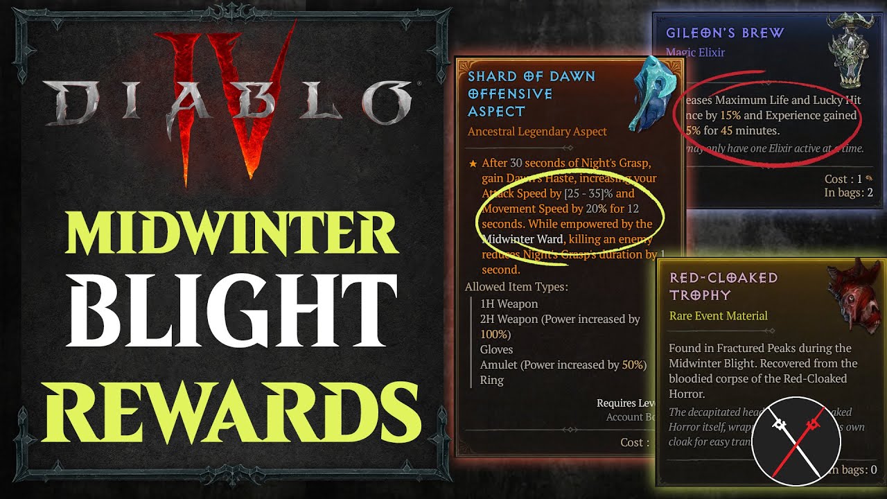 Diablo 4 NEW Midwinter Blight Event is LIVE! All Details! - YouTube