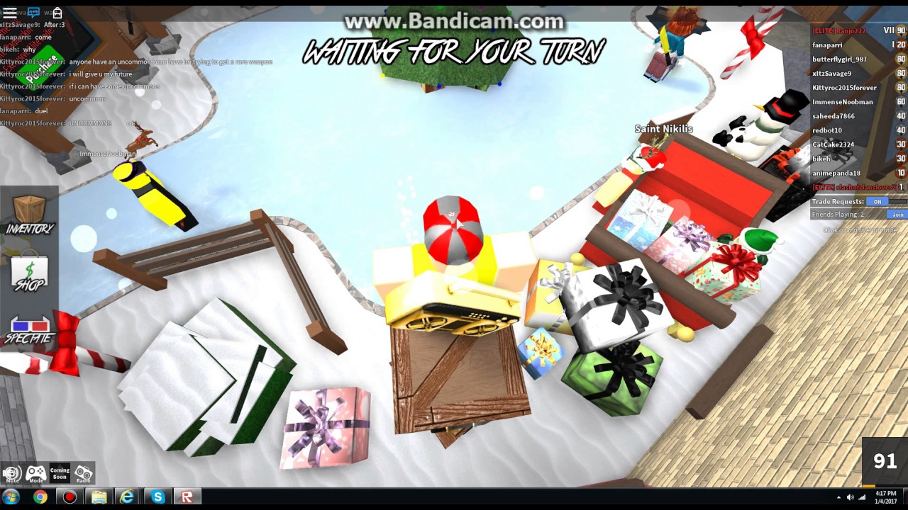 Roblox MM2: Wearing Classic Weapons - YouTube