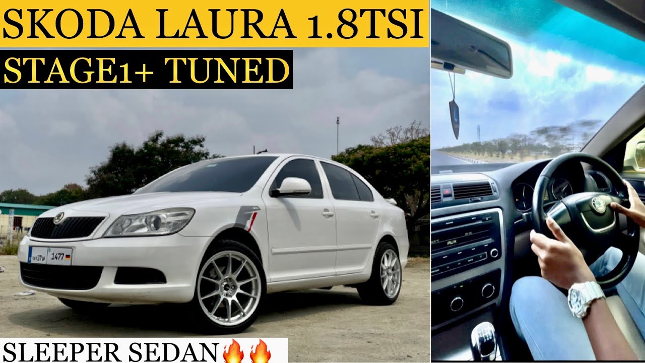 Tuned and Modified Skoda Laura 1.8TSI🔥Stage1+ Tuned, The Silent Killer ...
