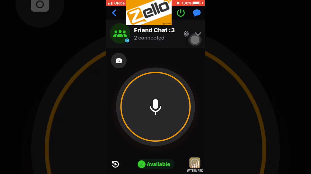 Zello app How to push to talk button - YouTube