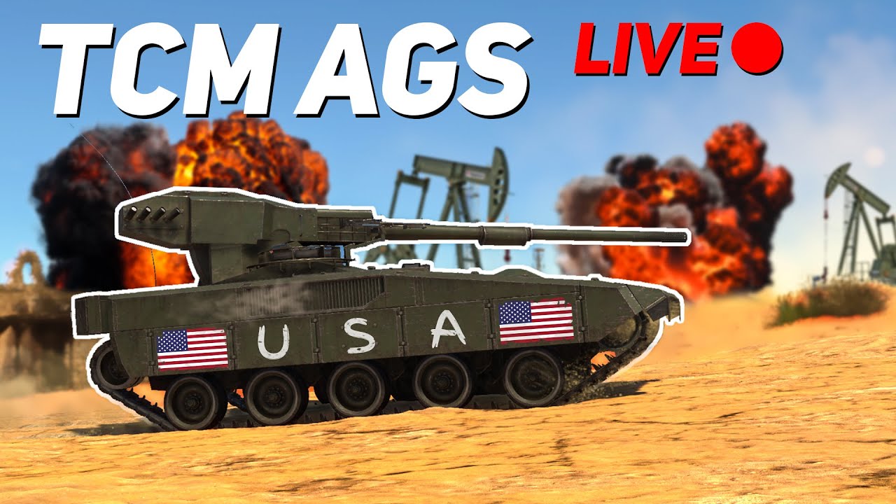 Gramy czołgiem TCM AGS! - WAR THUNDER LIVE 🔴 - YouTube