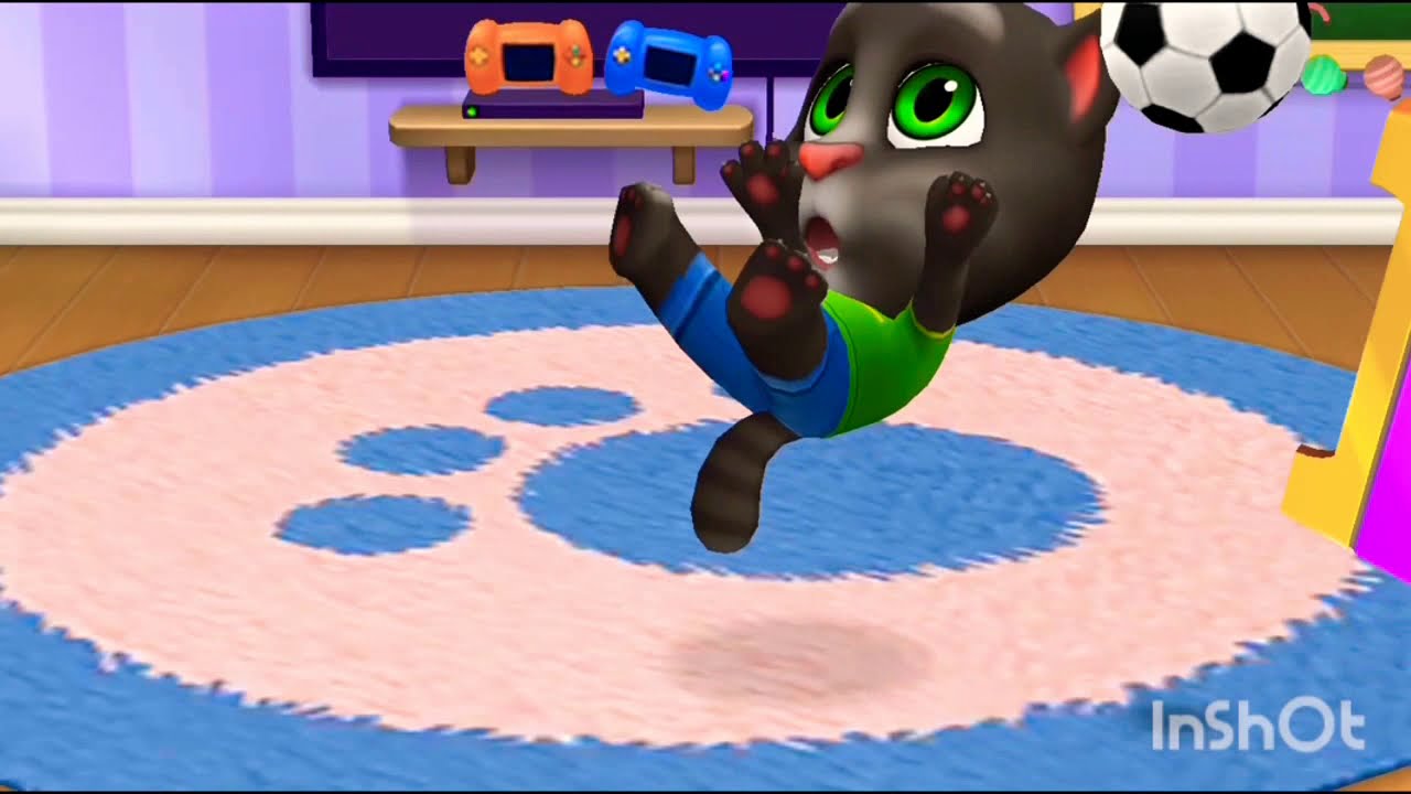 Permainan anak-anak kucing lucu | my talking Tom and friend | game ...