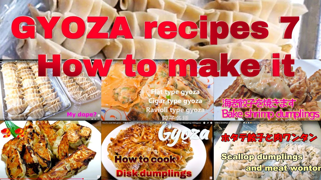 GYOZA recipes 7 🥟🥟🥟 Regional Japanese Gyoza Tour: Taste Test 🥟 - YouTube