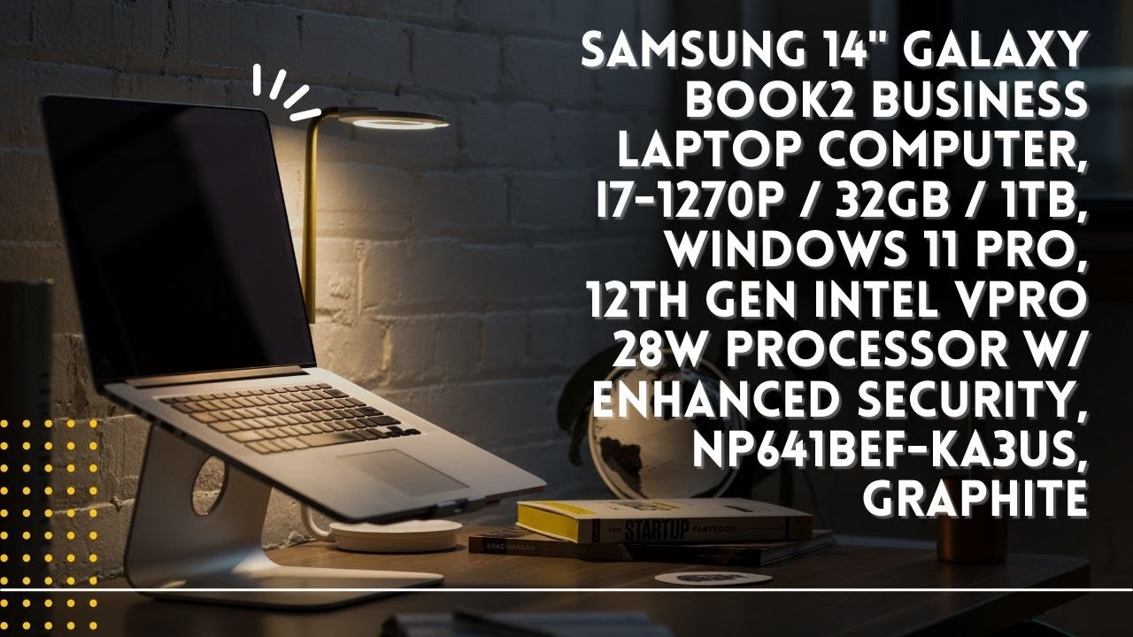 Samsung 14" Galaxy Book2 Business Laptop - YouTube