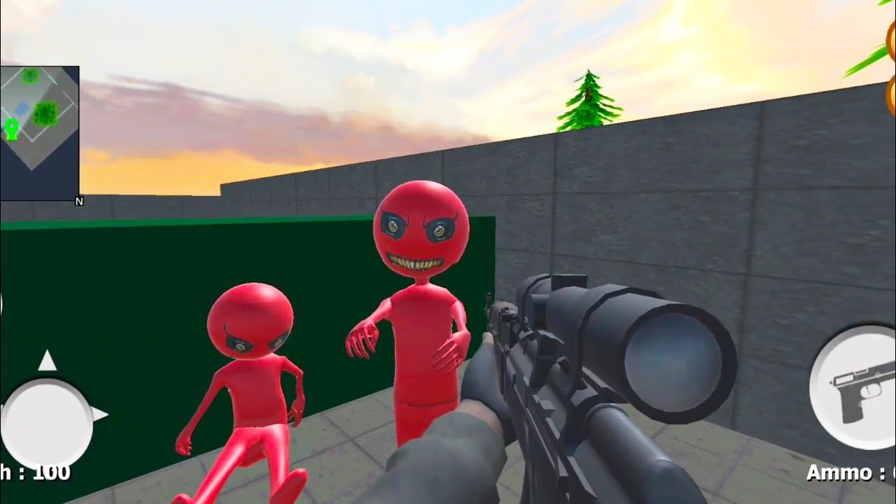 Blue & Red Alien - Fps Shooting Games 3D _ Android GamePlay. - YouTube
