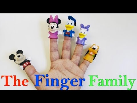 Mickey Mouse The Finger Family Toy Learning Video Kids Baby Finger ...