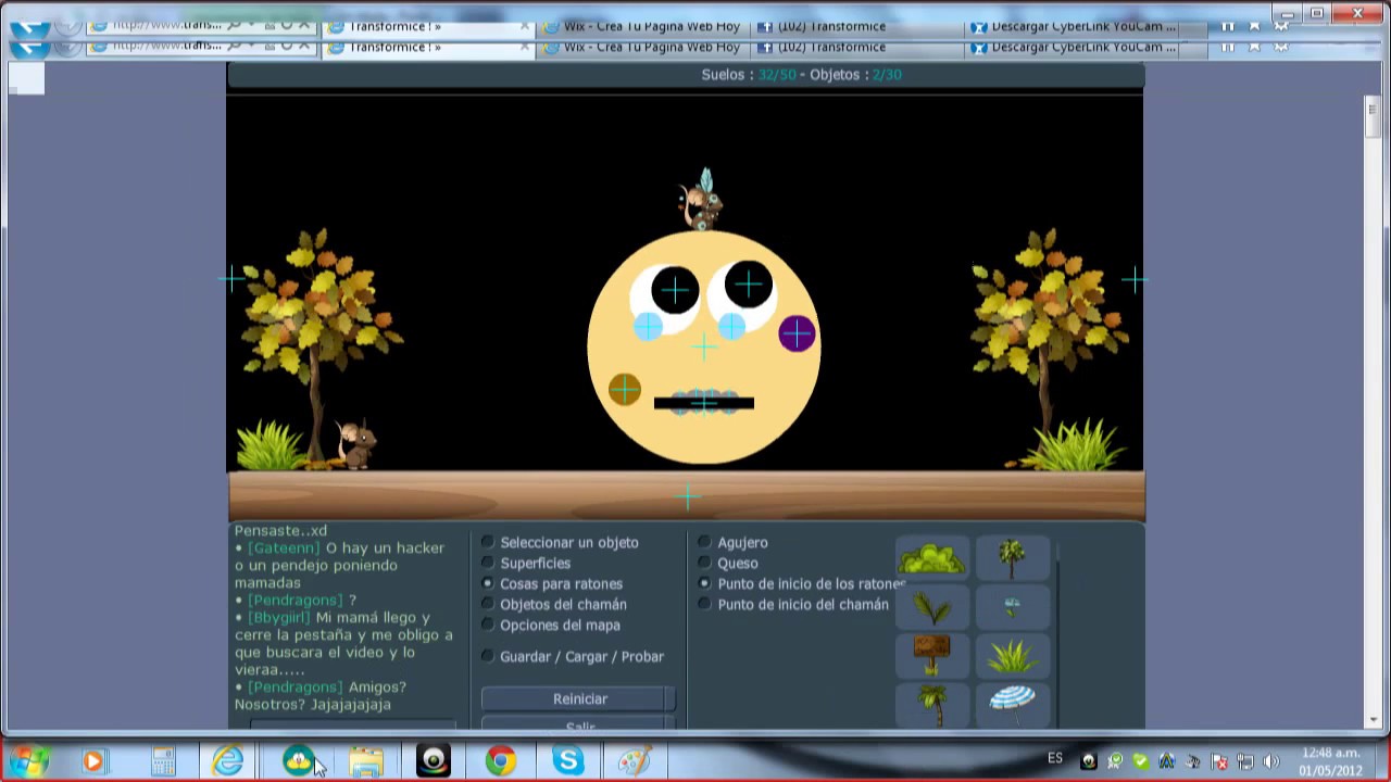 Como hacer Mapas en transformice - YouTube