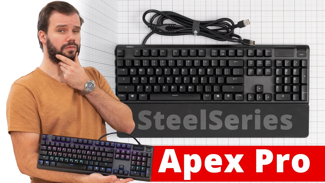 SteelSeries Apex Pro Keyboard Review - The Best Gaming Keyboard? - YouTube