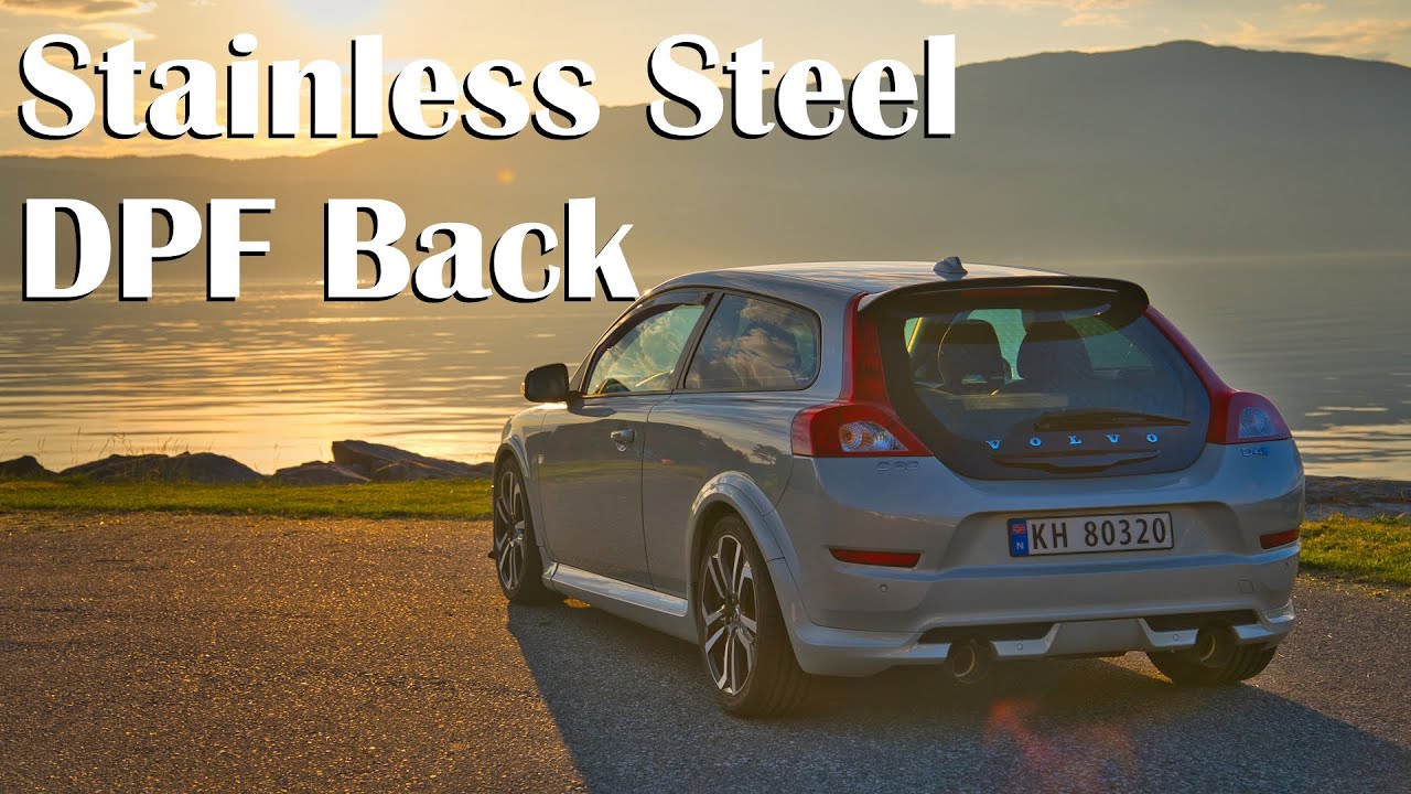 Volvo C30 D4 R-Design | 5-Cyl Diesel Exhaust upgrade - YouTube