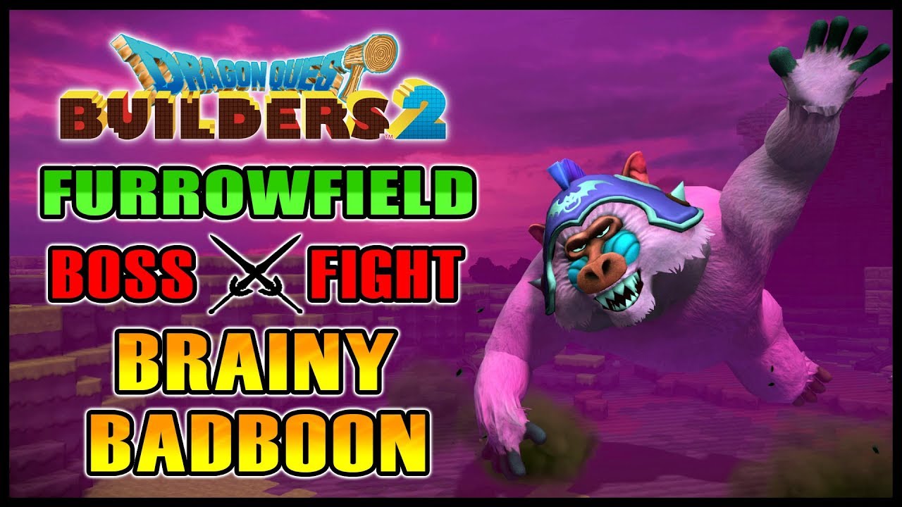 DQB2 - Boss Fight Brainy Badboon at Furrowfield - YouTube