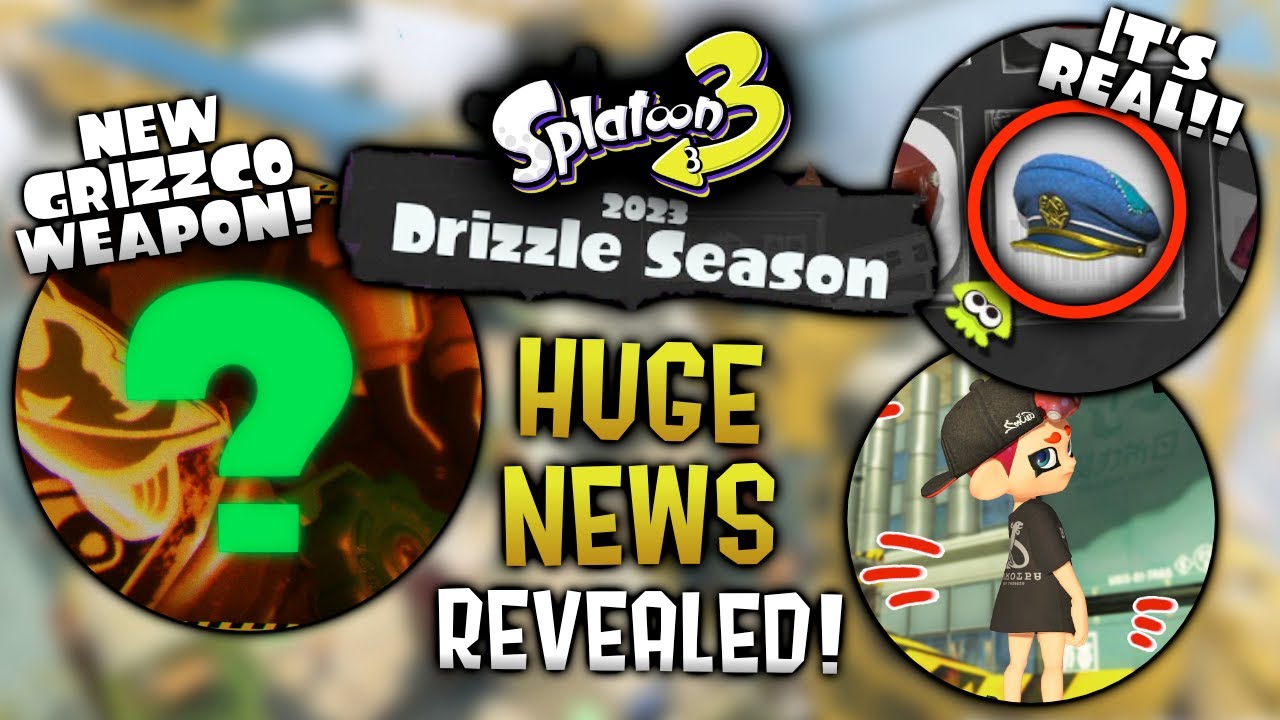 HUGE New Drizzle Season UPDATES Revealed! - Splatoon 3 - YouTube
