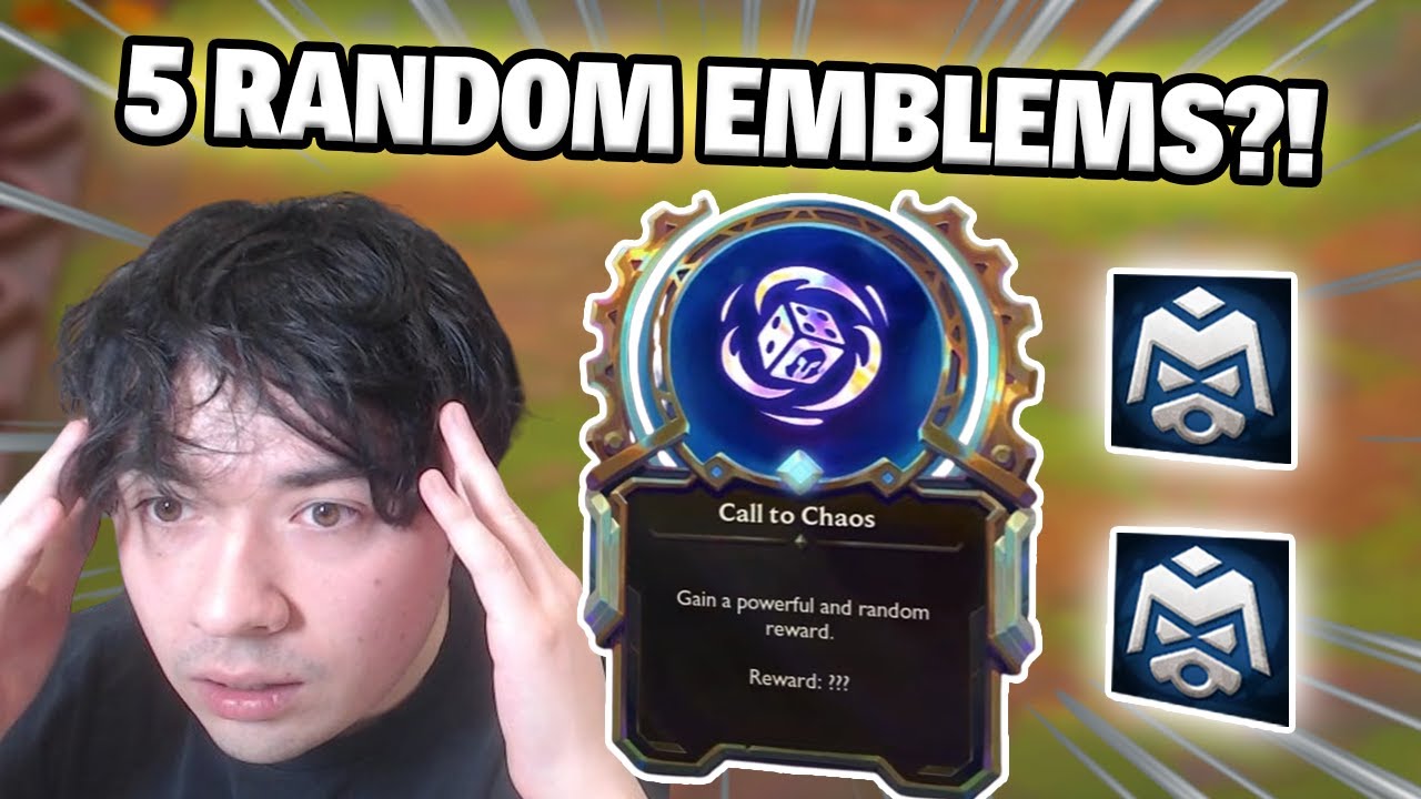 Call To Chaos' 5 RANDOM Emblems Actually Saved My Game?! I Set 13 TFT ...