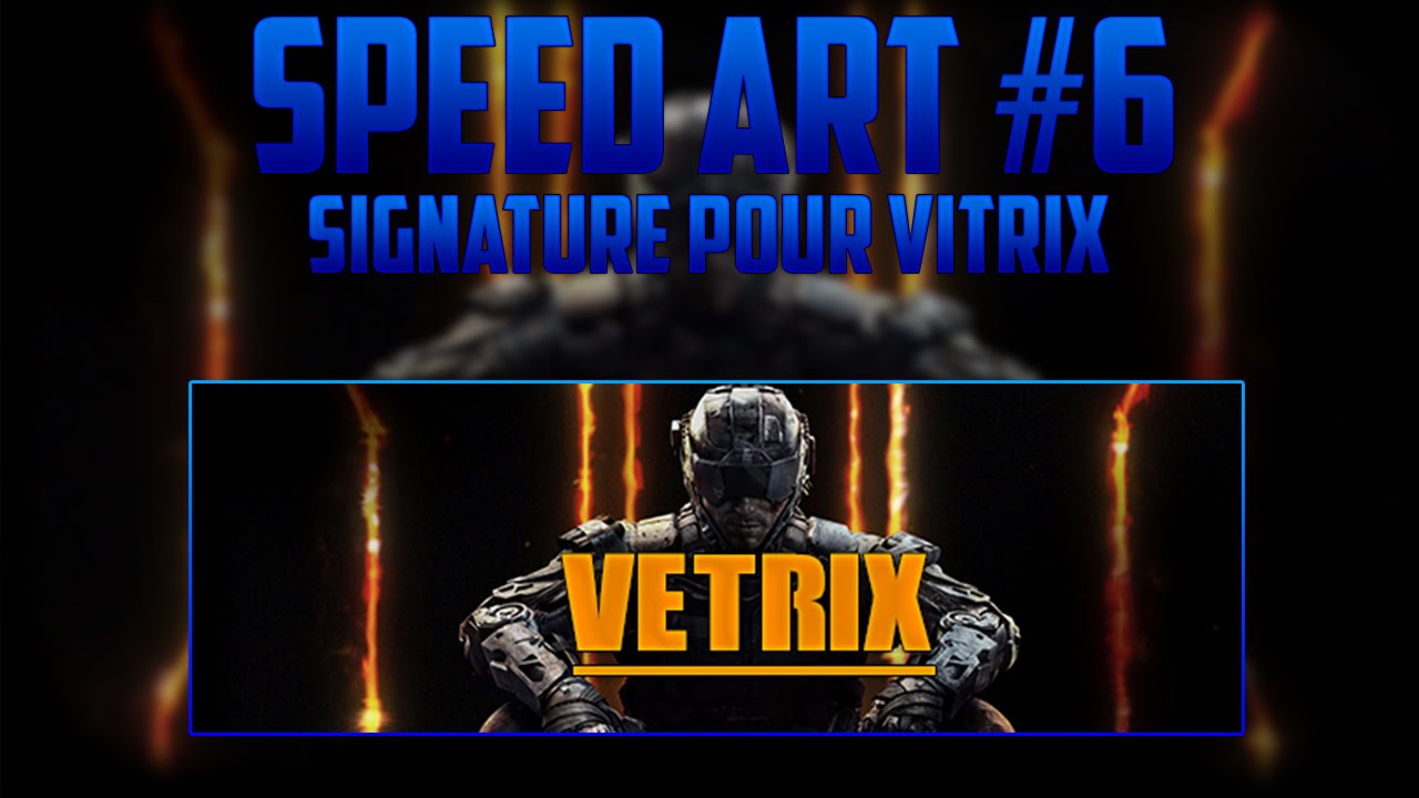 [SPEED ART] Bannière pour Vetrix - YouTube