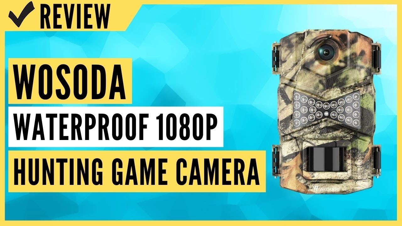WOSODA Trail Camera, Waterproof 16MP 1080P Hunting Game Camera Review ...