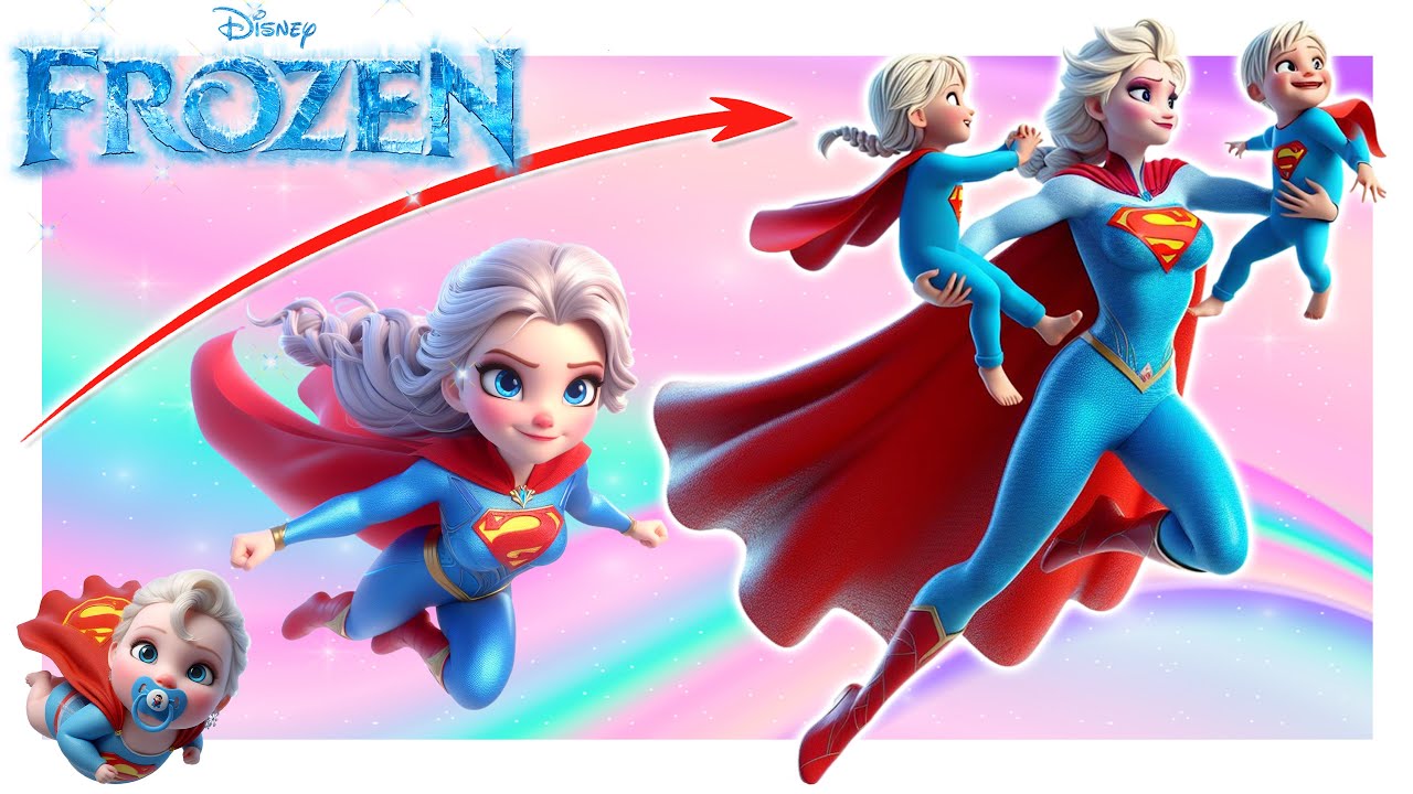 Frozen 3 transforms into Marvel and DC superheroes, Growing Up together ...