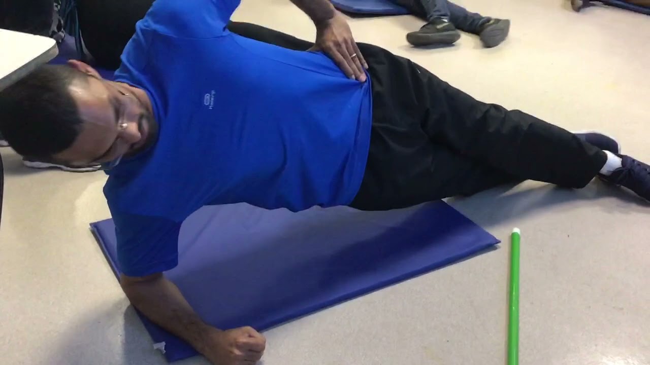 Prancha Lateral- Prancha Abdominal- Prancha Isometrica #shorts - YouTube