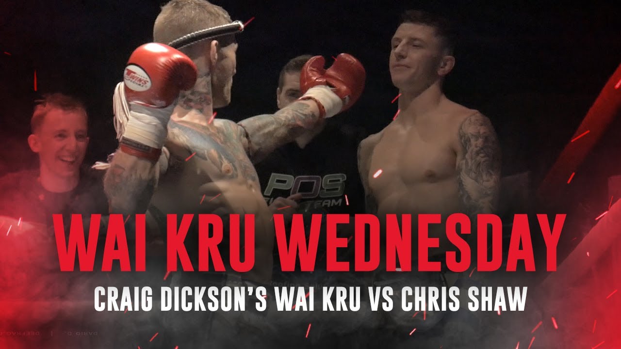 Craig Dickson's epic Wai Kru before second fight with Chris Shaw ...