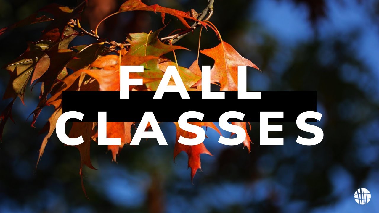 Upcoming Classes - Fall 2020 - YouTube