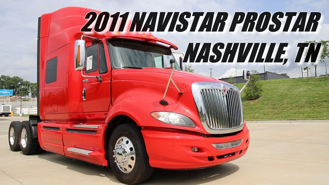 For Sale: 2011 NAVISTAR PROSTAR Cummins ISX15 Stock #0350654 - YouTube