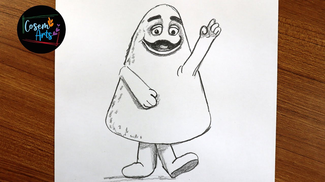How To Draw Grimace Easy | Mcdonald's - YouTube - YouTube