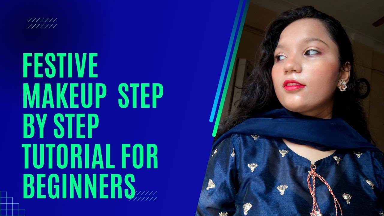 festive makeup tutorial step by step for beginners #maryams lifestyle 🙂 ...