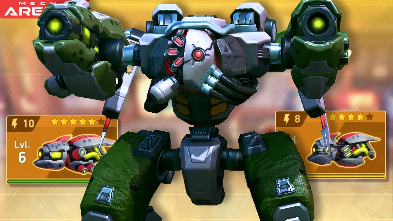 Eclipse + Pod Gun 10/8 😎| The BEST F2P Build??? | Mech Arena - YouTube