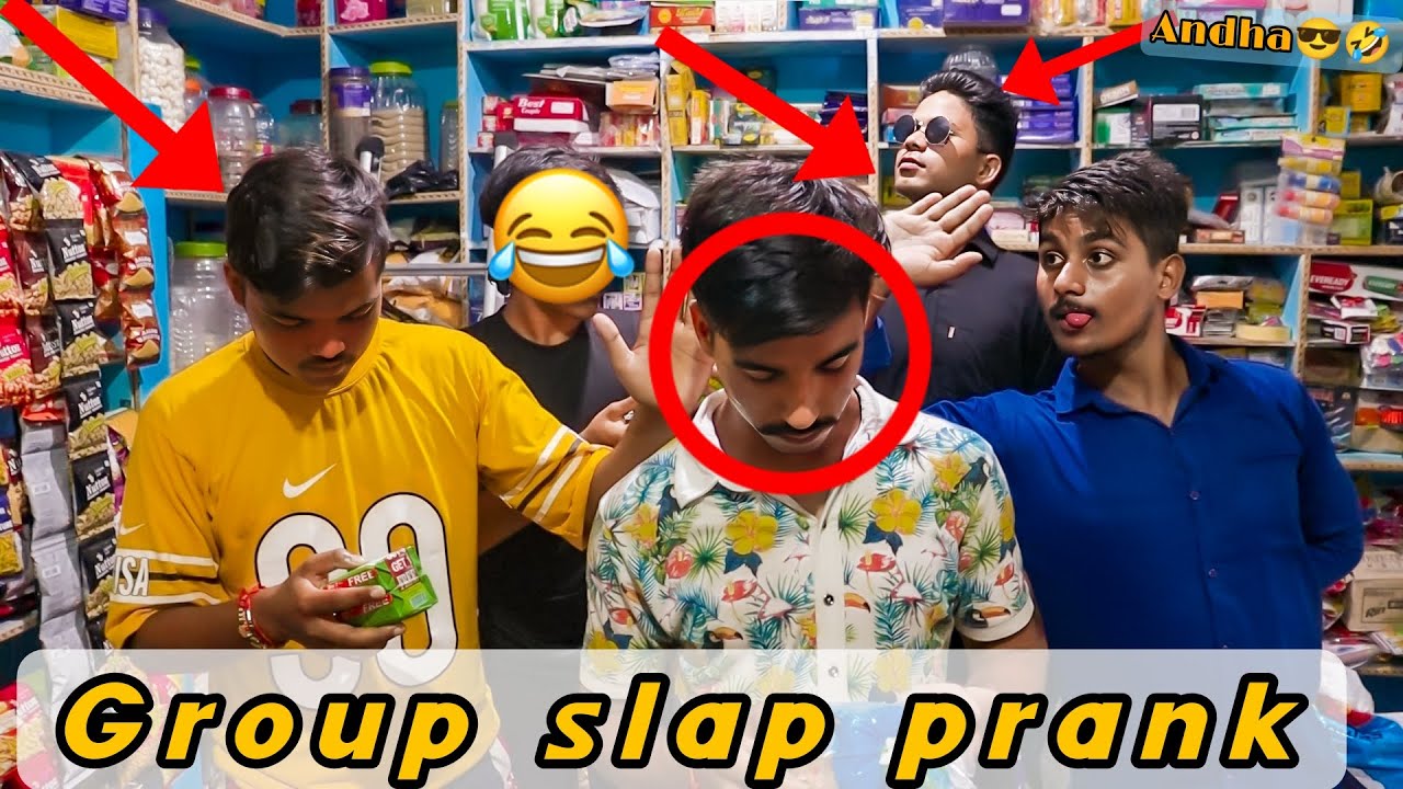 Group Slap Prank 🤣|| Patt से headshort @skdhamaal - YouTube