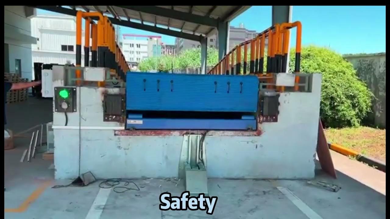 Dock Leveler: Efficiently Solve the Problem of Plant Loading and Unloading - YouTube