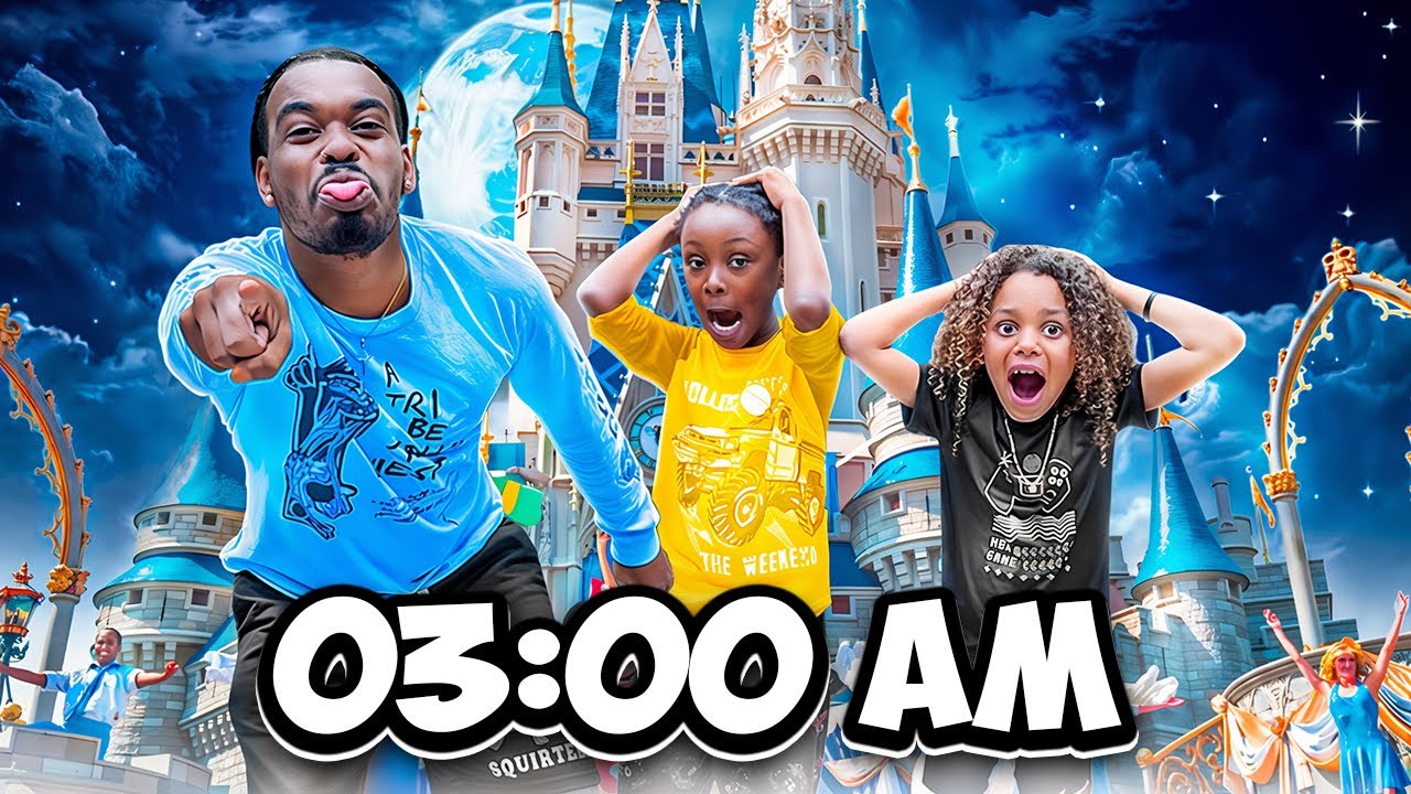 Going To Disney World At 3AM PRANK! (Must Watch) - YouTube