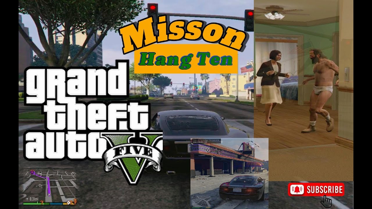 GTA 5 Mission Hang Ten/GTA 5 Mission 54 Gameplay - YouTube