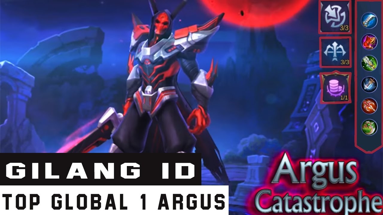 NOSTALGIA HERO ARGUS || BUILD BARU 2020 TOP GLOBAL 1 ARGUS !! - YouTube
