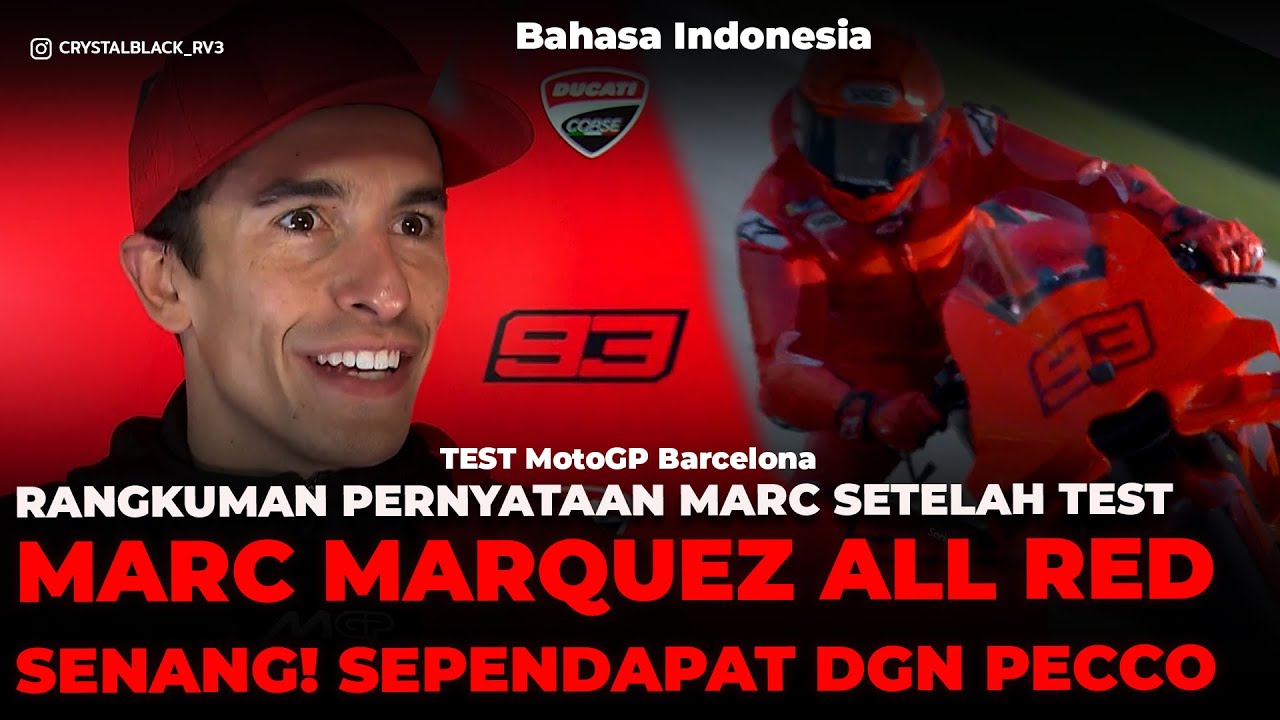 INI KATA MARC MARQUEZ TENTANG TEST GP25! Test MotoGP Barcelona - YouTube