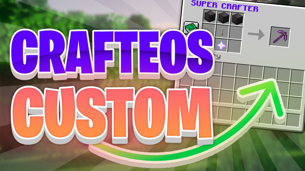 COMO CREAR CRAFTEOS CUSTOM SIN DATA PACKS EN MINECRAFT 1.17 - YouTube